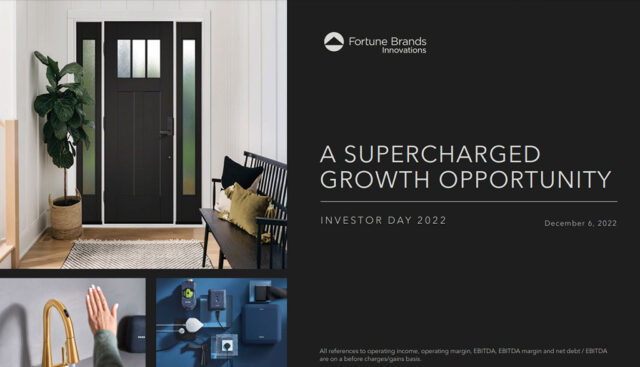 Investor Presentation - Fortune Brands Innovations