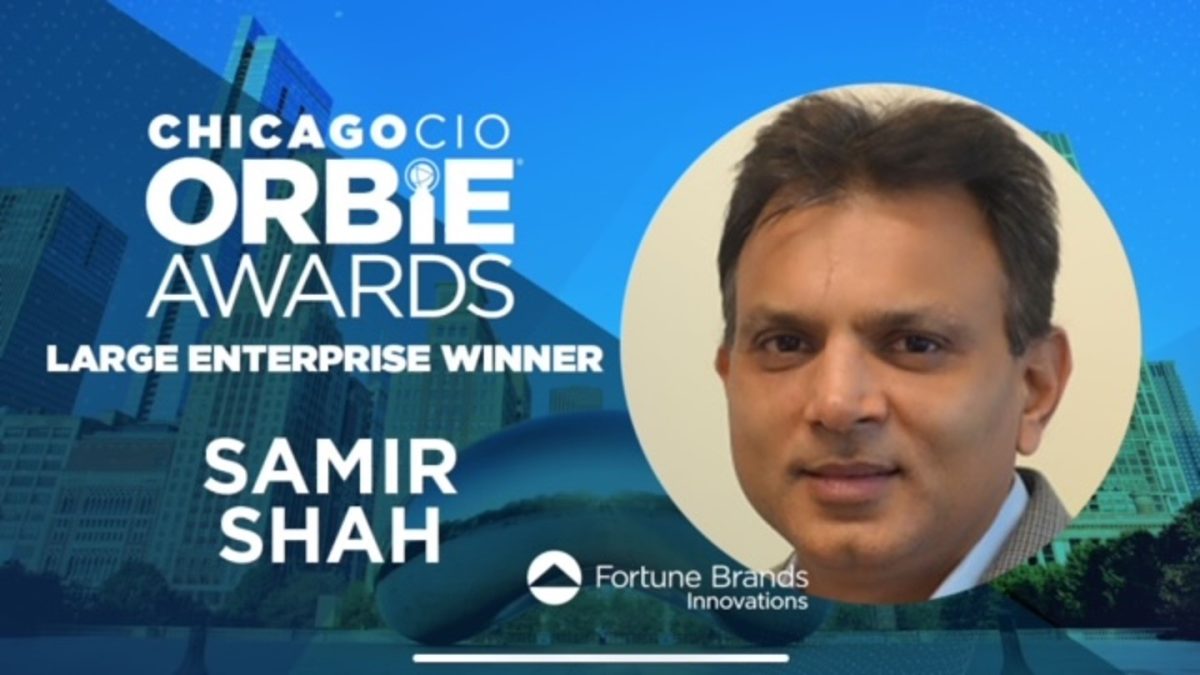 Samir Shah Wins ChicagoCIO ORBIE Award in Recognition of Fortune Brands ...